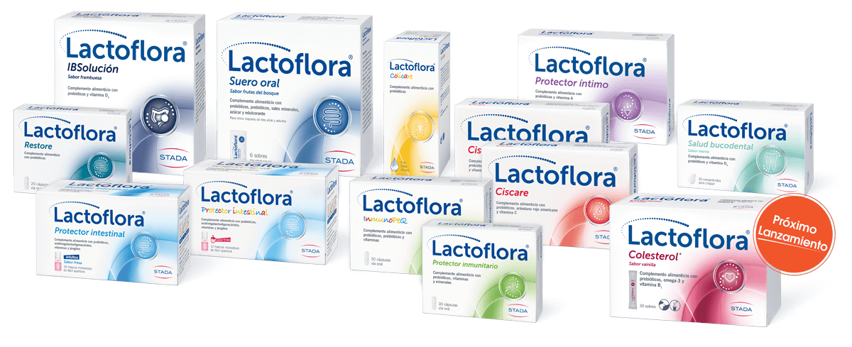 Probióticos y prebióticos para la flora intestinal - Lactoflora